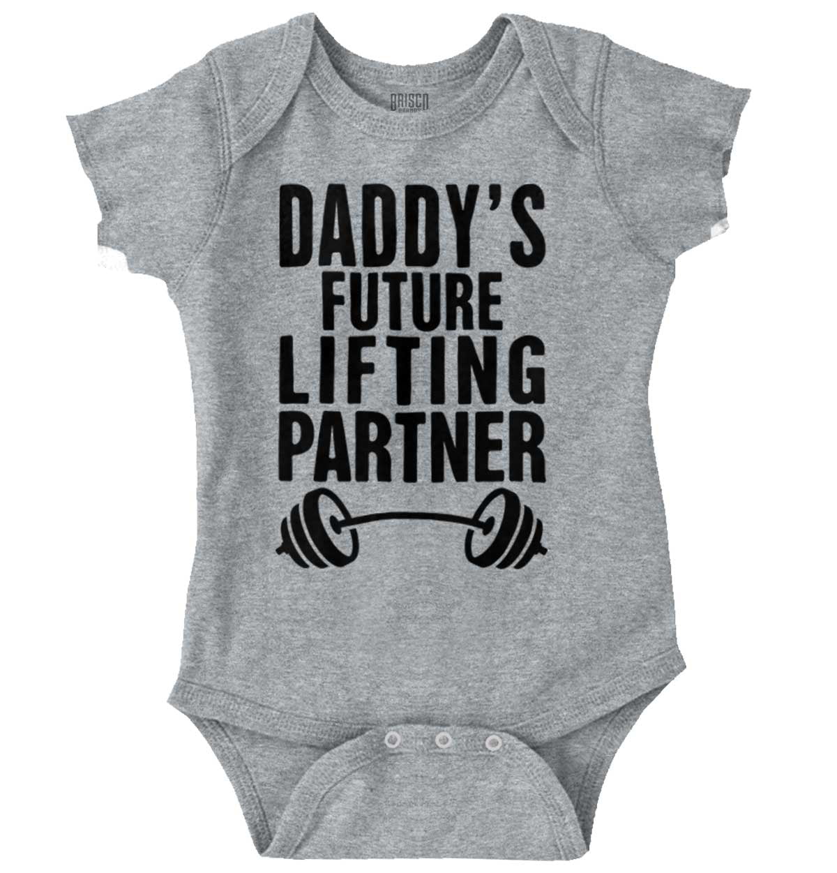 Cute Daddy's Future Lifting Partner Bodysuit Jumper Boys Infant Baby ...