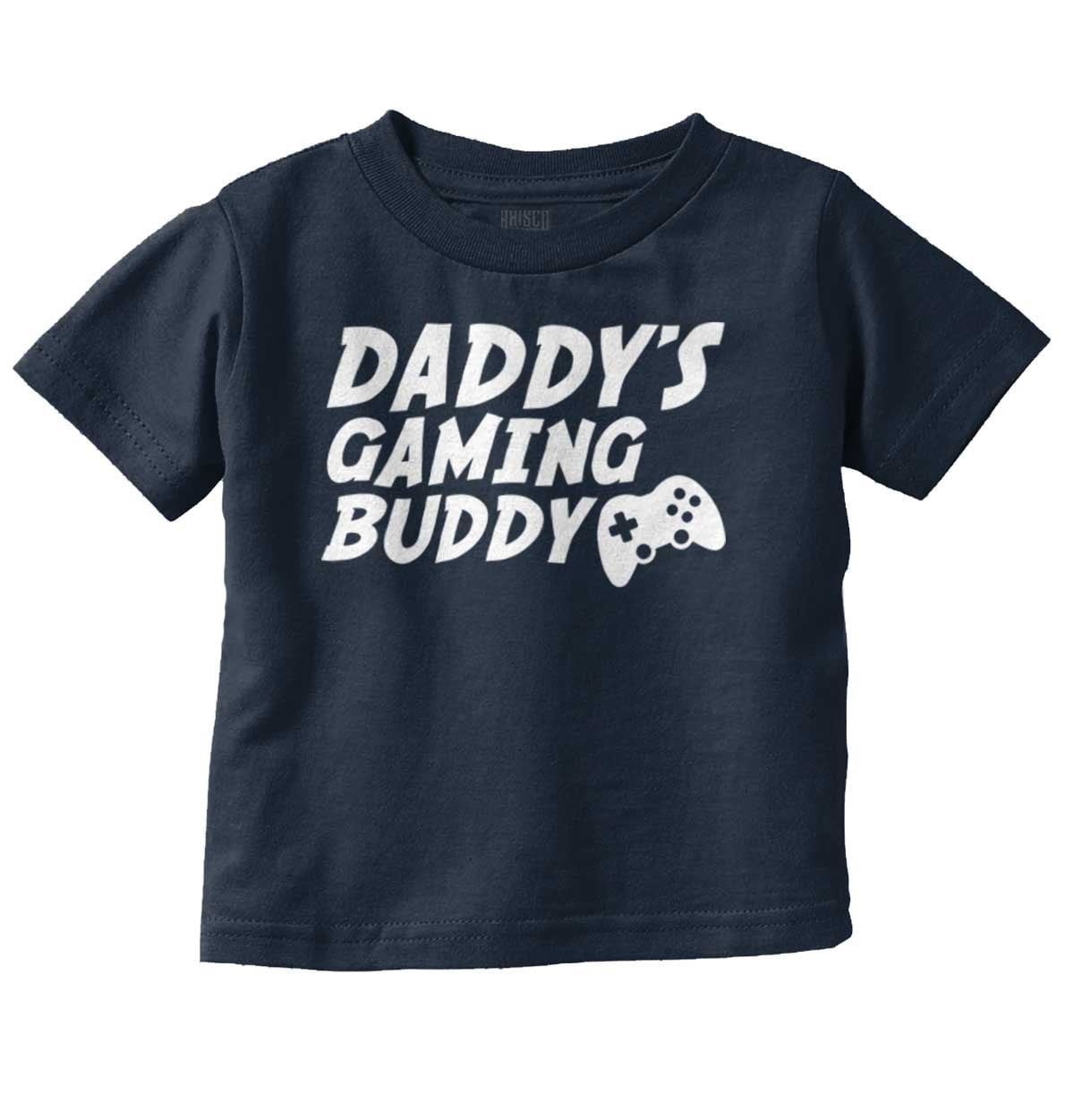 Cute Daddy's Gaming Buddy Gamer Dad Toddler Boy Girl T Shirt Infant ...