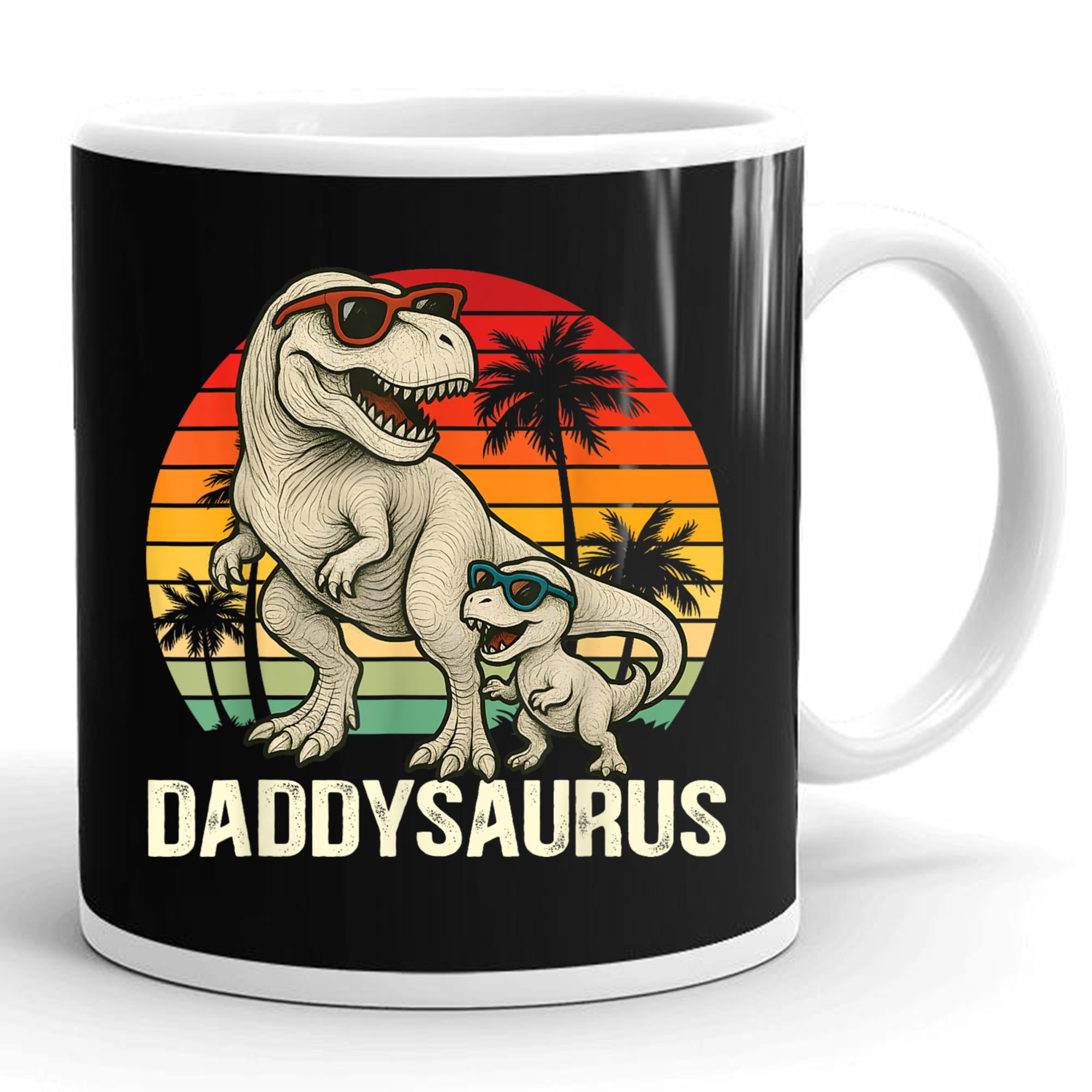 Cute Daddysaurus T Rex Dad Dinosaur Daddy Saurus Fathers Day Gift ...