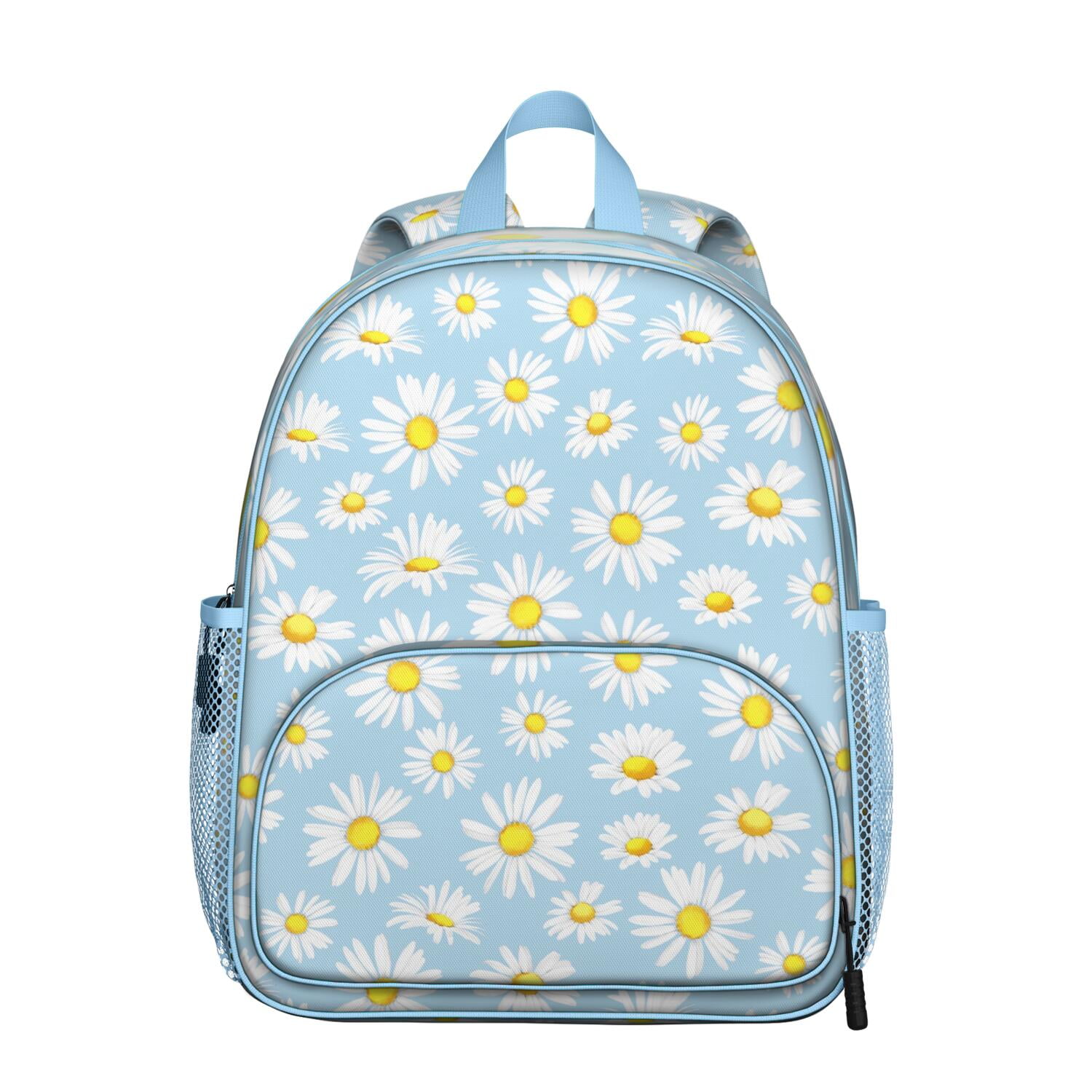 Cute Daisy Artwork Backpack for Students - Waterproof & Adjustable ...
