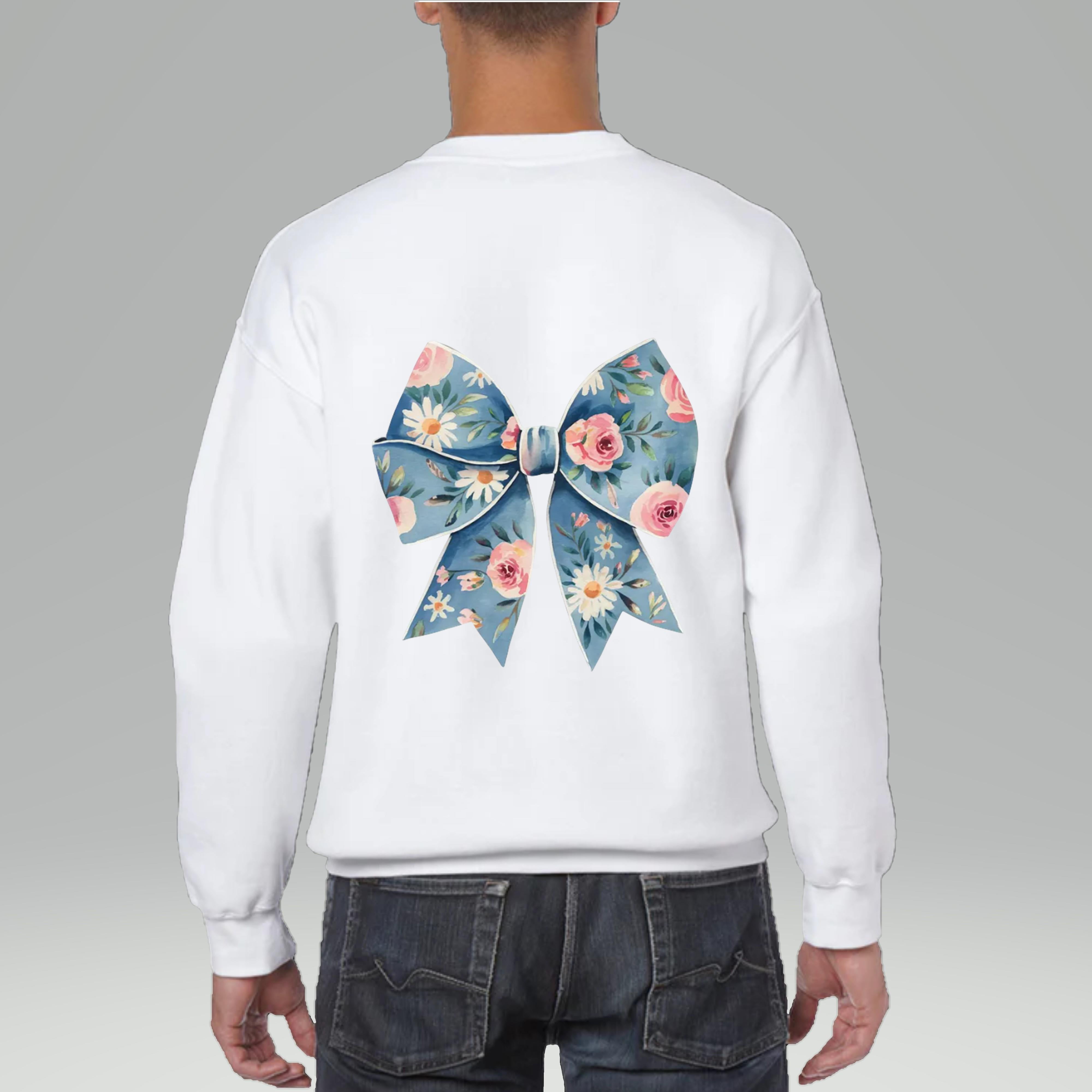 Cute Daisy Floral Coquette Spring Sweatshirt, for men & women, up to ...