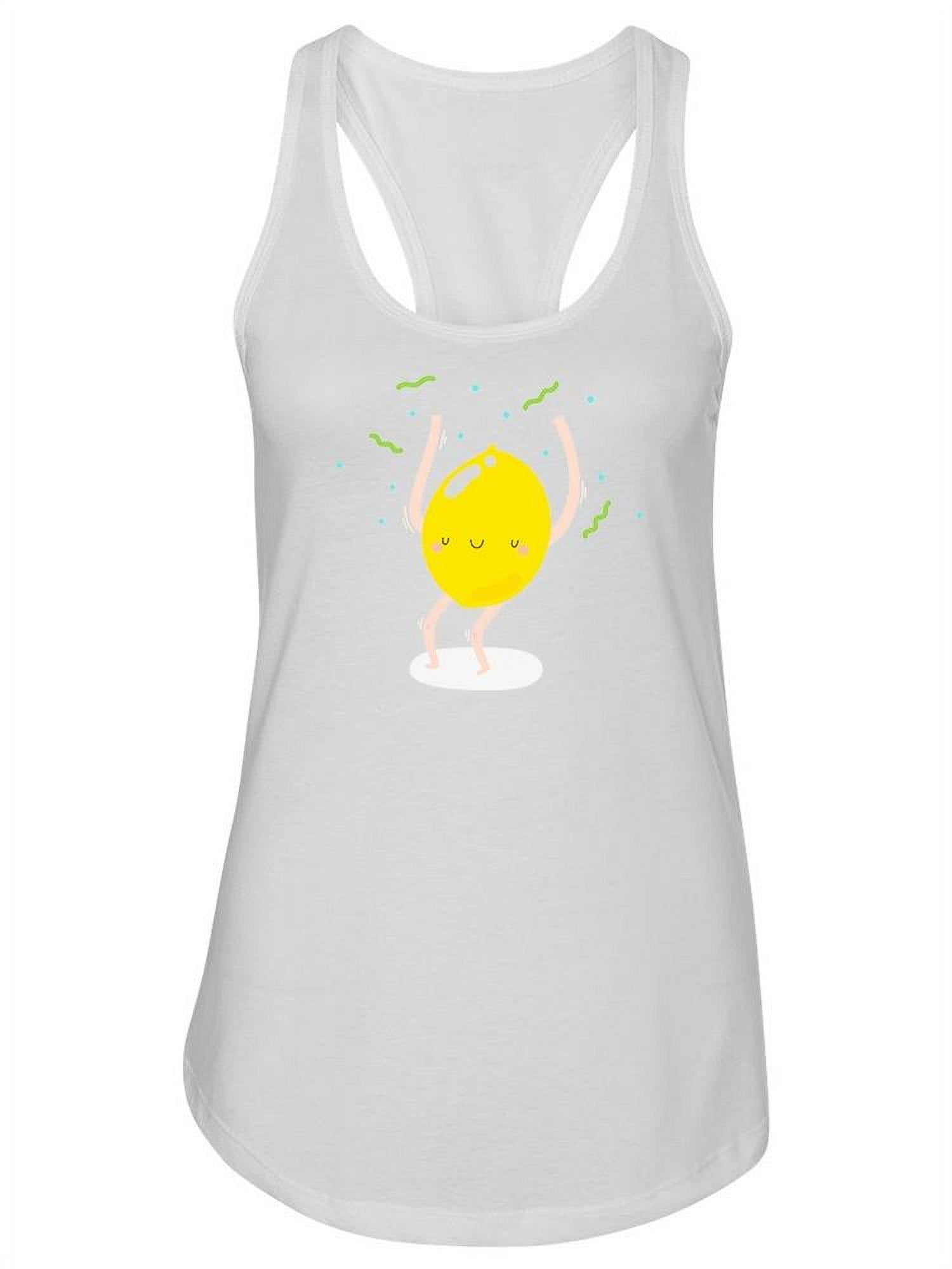 Cute Dancing Lemon Tank Women -Image by Shutterstock, Female x-Small ...
