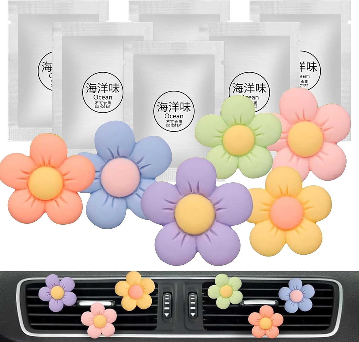 Cute Decor Interior Aesthetic Accessories for Women 6 count Girly ...