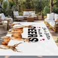 Cute Deer Indoor Outdoor Rugs 3x5 Ft, Wildlife Animals Rustic Farmhouse ...