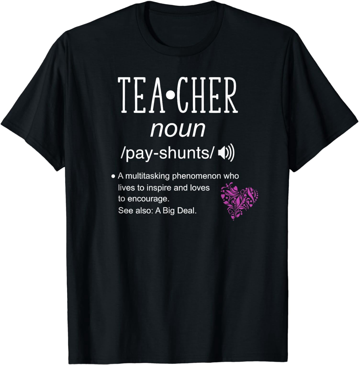 Cute Definition Student Teacher Gift Idea Under $25 T-Shirt - Walmart.com