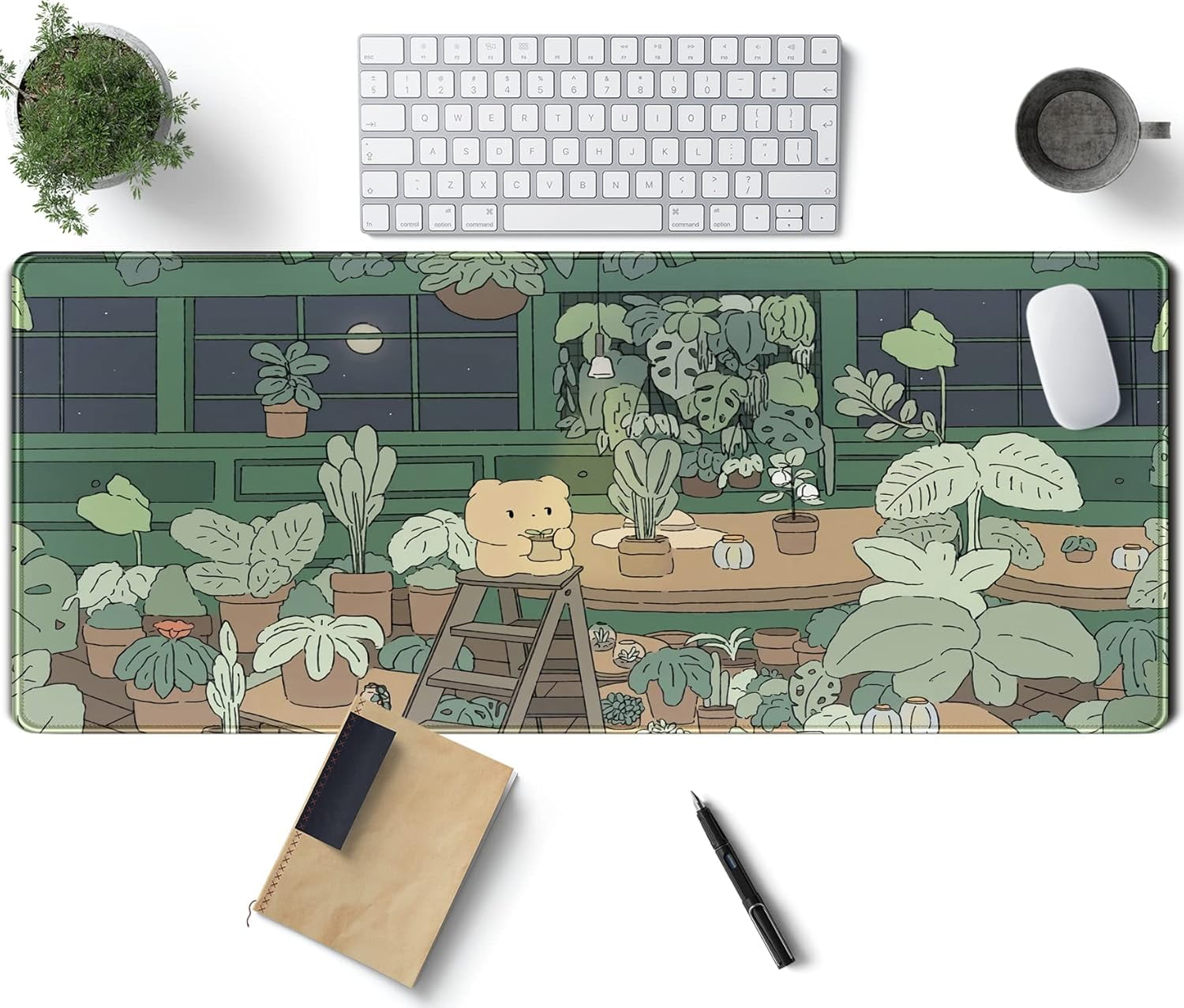 Cute Desk Mat Kawaii Bear XL Large Gaming Mouse Pads Desk Pad Desk Mats ...