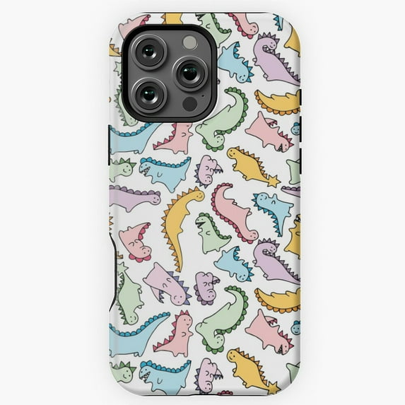 Cute Dino Explosion Cartoon iPhone Case 17 16 15 14 13 12 11 Pro Max ...