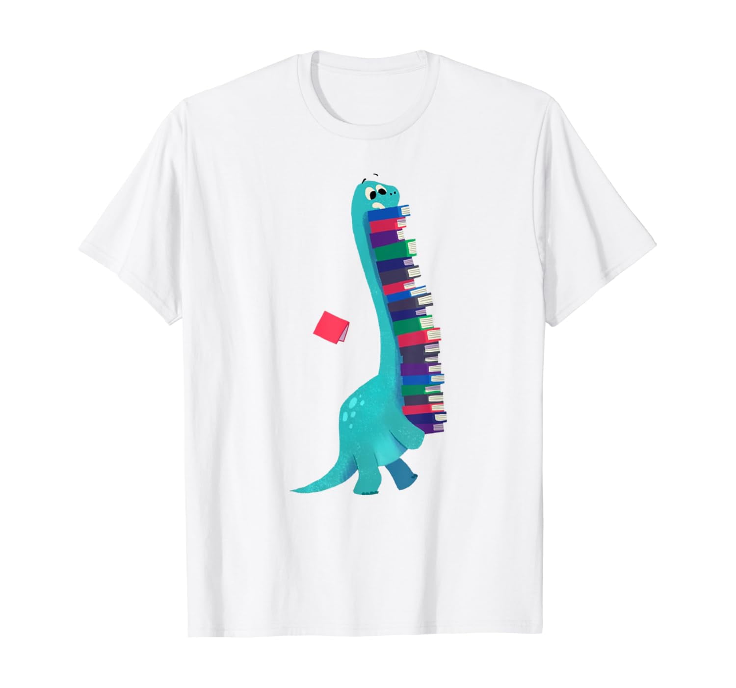 Cute Dinosaur Book Reading T-Shirt - Walmart.com