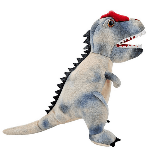 Cute Dinosaur Hand Puppet, Realistic Dilophosaurus Design With Red ...