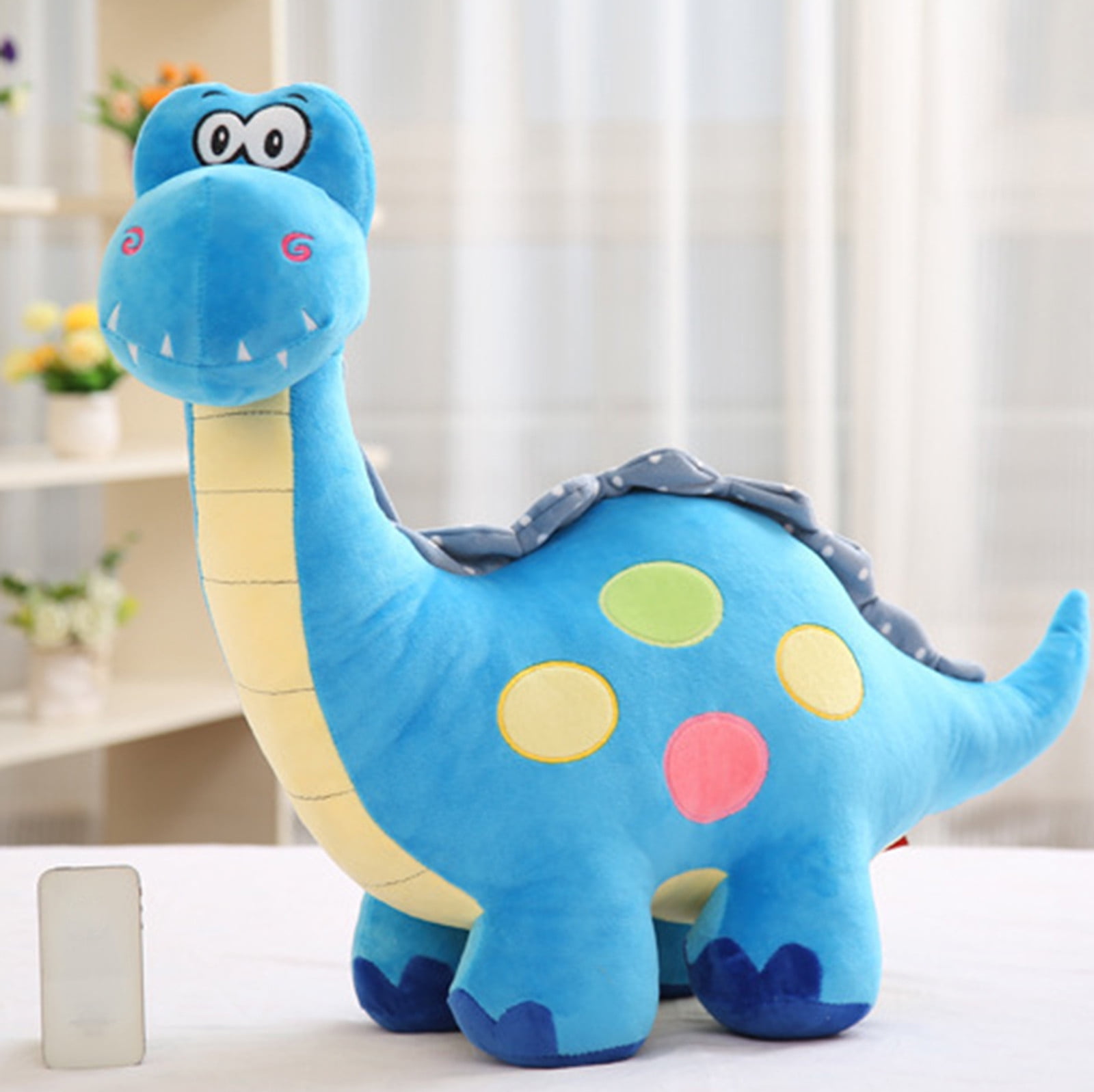 Cute Dinosaur Plush Toy – Soft Stuffed Animal Pillow for Kids, Boys ...