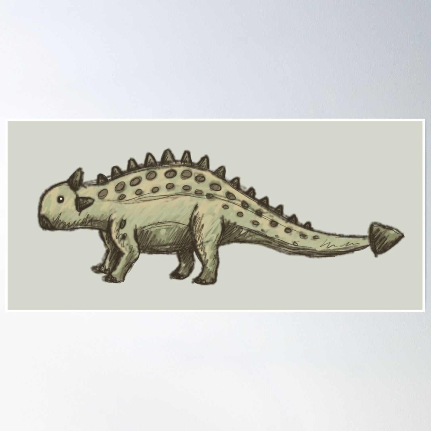 Cute Dinosaurs: Antechinus Poster Wall Art, Modern Wall Decor, 8x12 UNFRAMED - Walmart.com