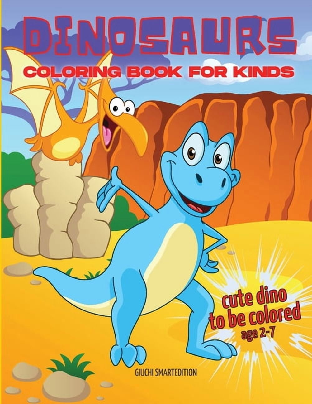 Cute Dinosaurs coloring book: Coloring book for little girl and boy ...