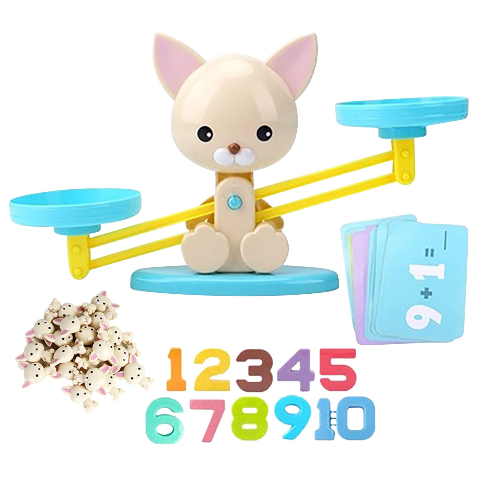 Cute Dog Balance Scale Game Kids Early Learning Math Toy 3+ - Walmart.com