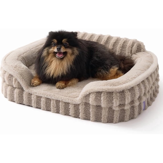 Cute Dog Bed for Small Dogs, Orthopedic Waterproof Small Pet Beds with ...