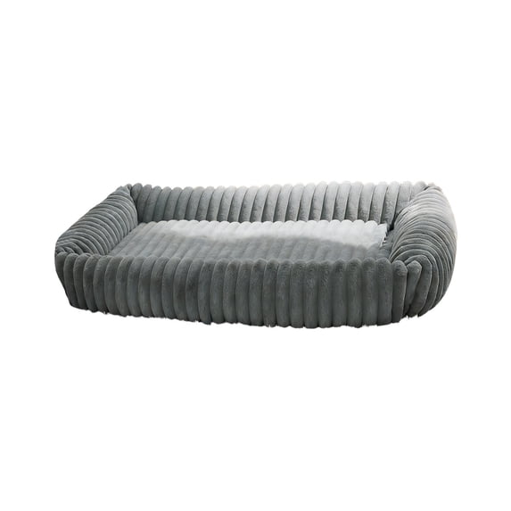 Cute Dog Bed for Dogs - Washable Furry Puppy Beds, Rectangle Pet Beds ...