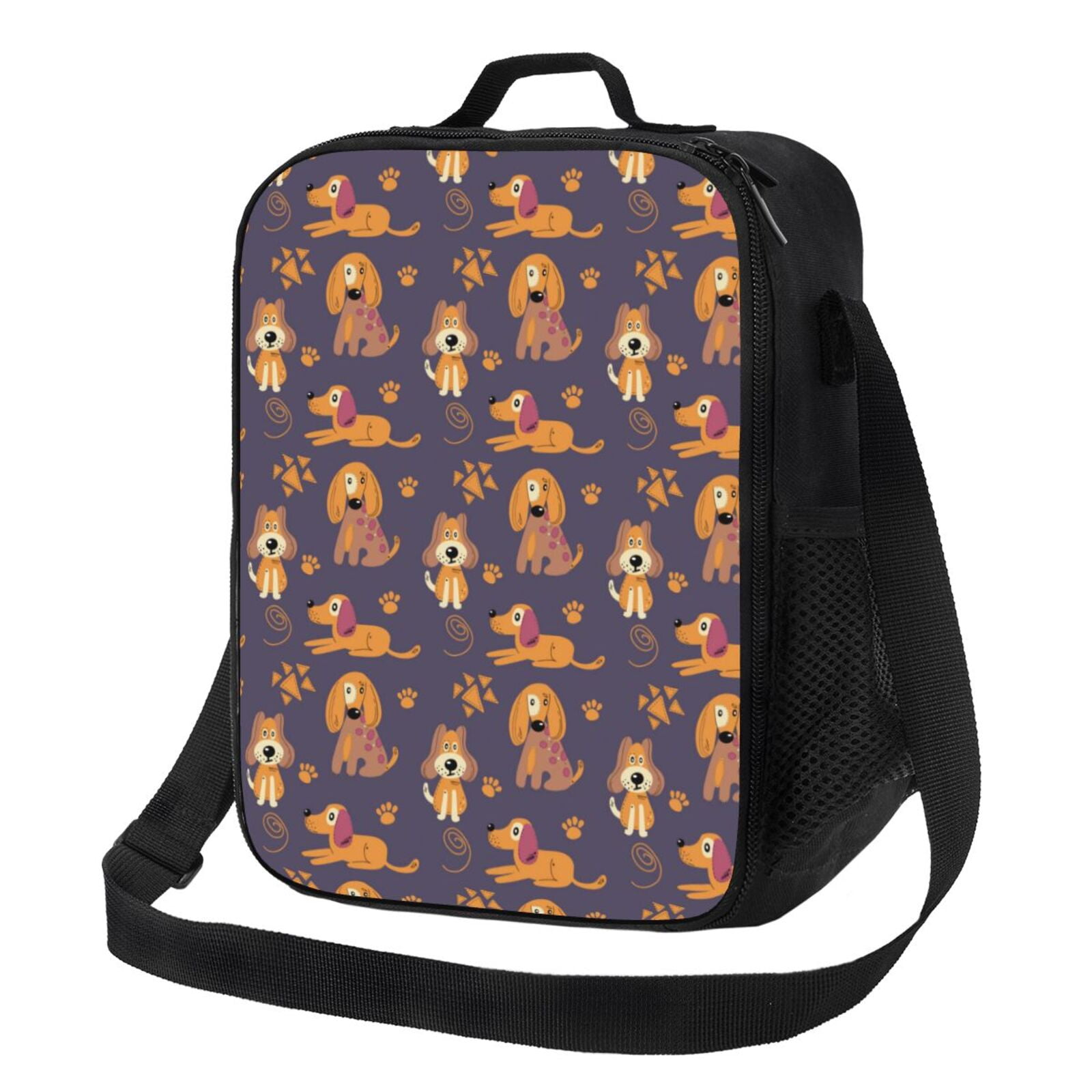 Cute Dog Bone Lunch Box for Women Men, Insulated Lunch with Adjustable ...