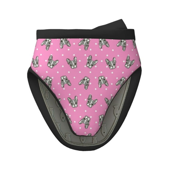 Cute Dog Boston Terrier dots pink Oven Mitts Heat Resistant, Soft ...