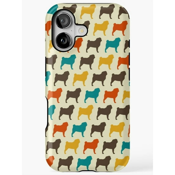 Cute Dog Breeds Animal Pattern Phone Case for iPhone 11 12 13 14 15 16 ...