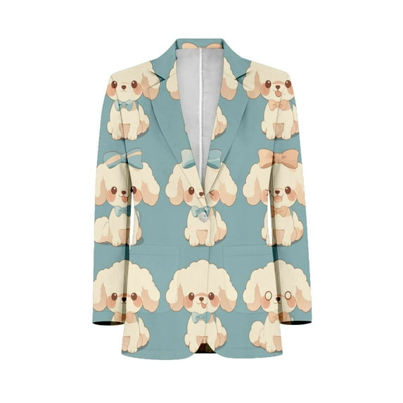 Cute Dog Customized Men's Suits full man Shawl Collar Gentleman Suits ...