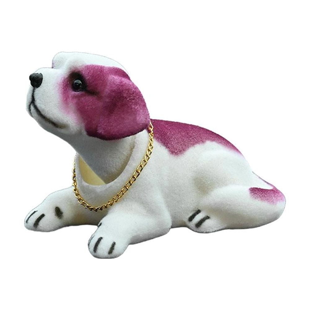 Cute Dog Decorations for Car, Shaking Head Lucky Dog Bobbing Heads Car ...