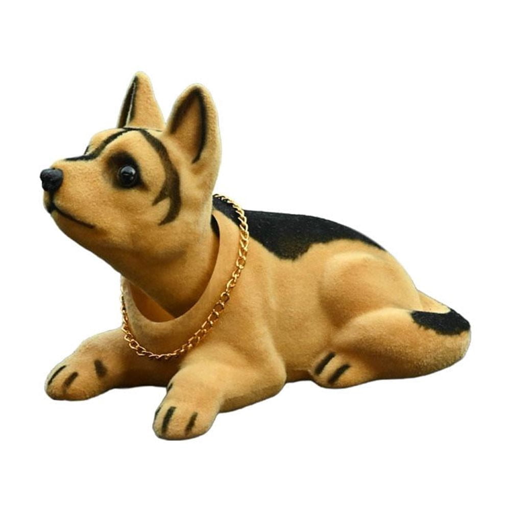Cute Dog Decorations for Car, Shaking Head Lucky Dog Bobbing Heads Car ...