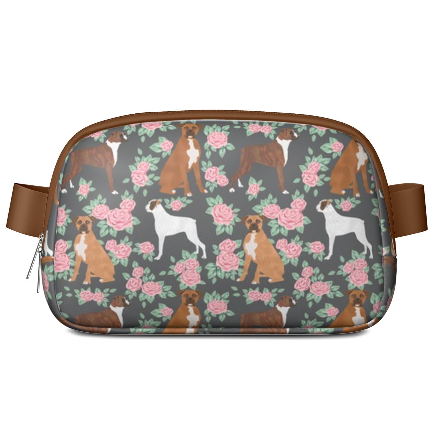 Cute Dog Fanny Pack for Women – Puppy Print Belt Bag with Paw and Bone ...