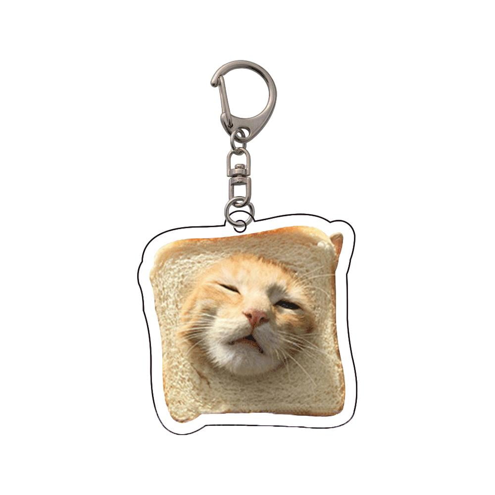 Cute Dog Funny Cat Keychain KeyRing Key Chains Cartoon for Bag Pendant ...
