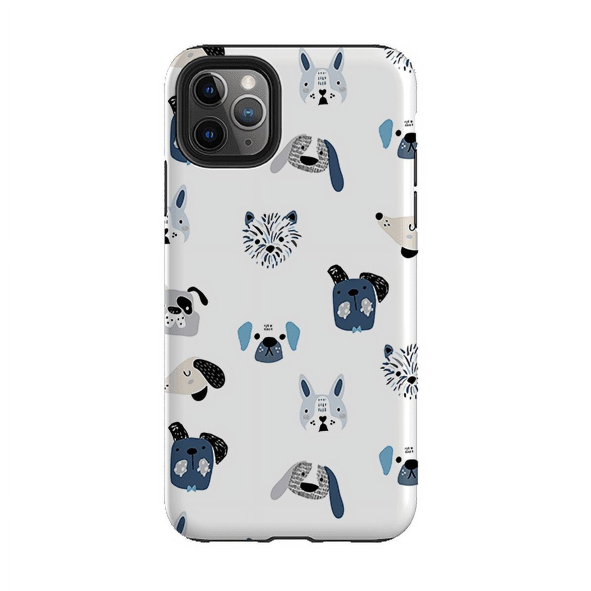 Cute Dog Lover Animal Pattern Playful Art iPhone Case 17 16 15 14 13 12 ...