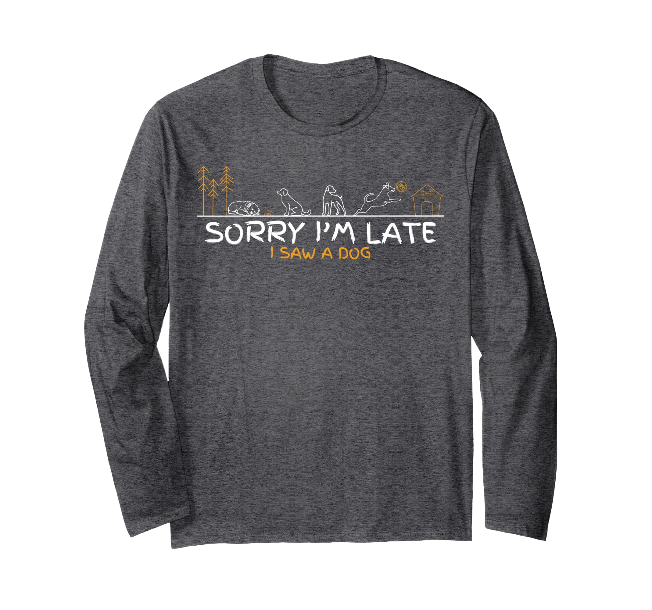 Cute Dog Lover Long Sleeve T-Shirt Comfort Colors for Pet Enthusiasts ...