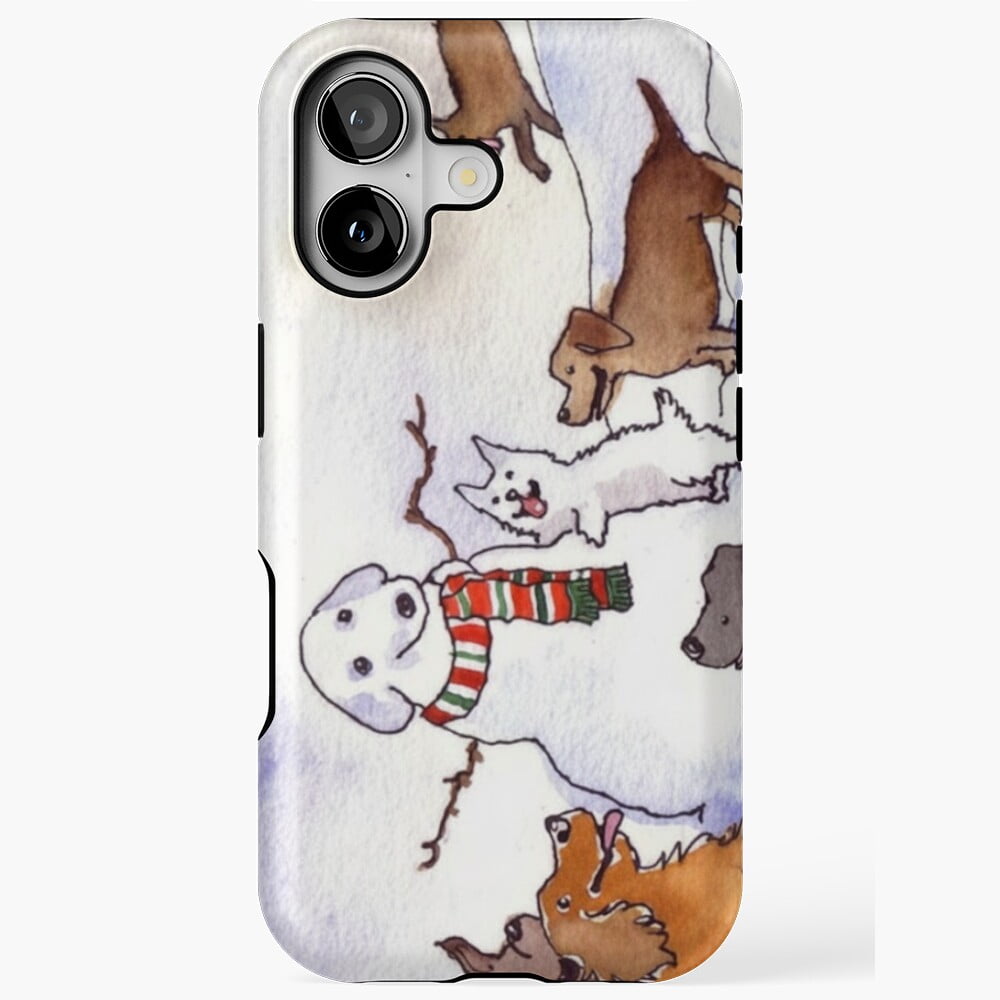 Cute Dog Merry Christmas Pet Case for iPhone 11 12 13 14 15 16 17 Pro ...
