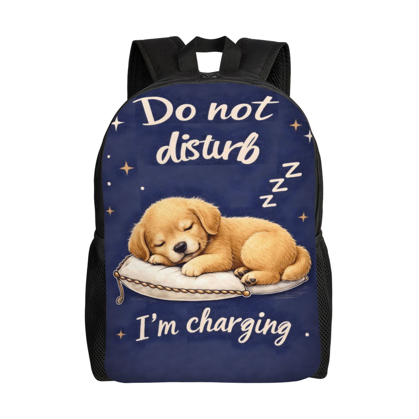 Cute Dog Pattern Backpack Large Capacity Laptop Bag for Men and Women ...