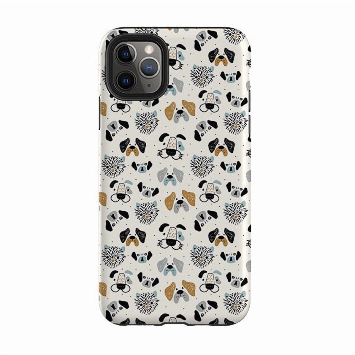 Cute Dog Pattern Large Pet Lover Phone Case for iPhone 16 15 14 13 12 ...