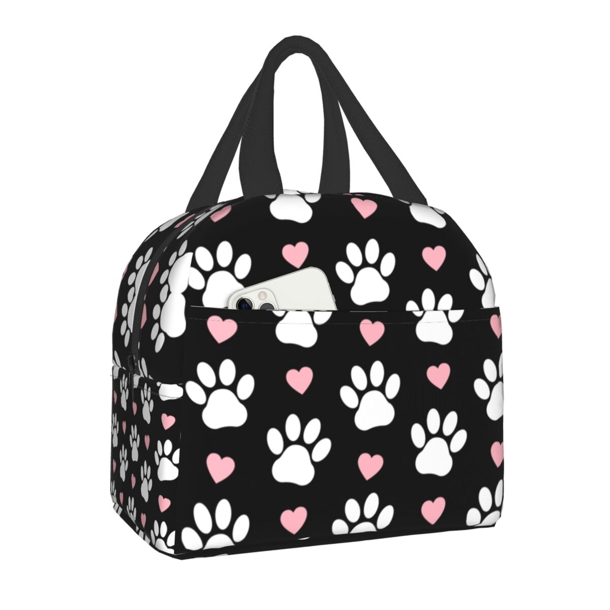 Cute Dog Paw Toys Insulated Lunch Bags for Outdoor Pet Animal ...