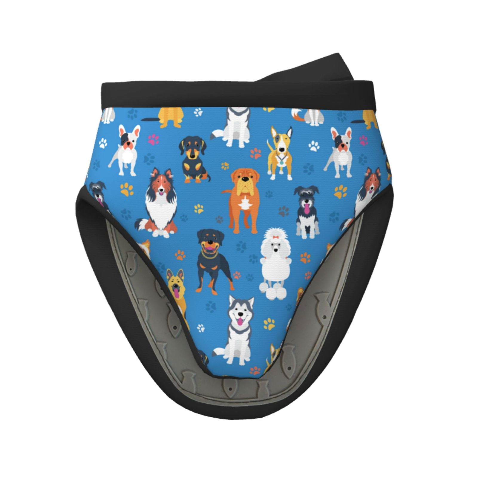 Cute Dog Puppy colorful Oven Mitts Heat Resistant, Soft Lining Silicone ...