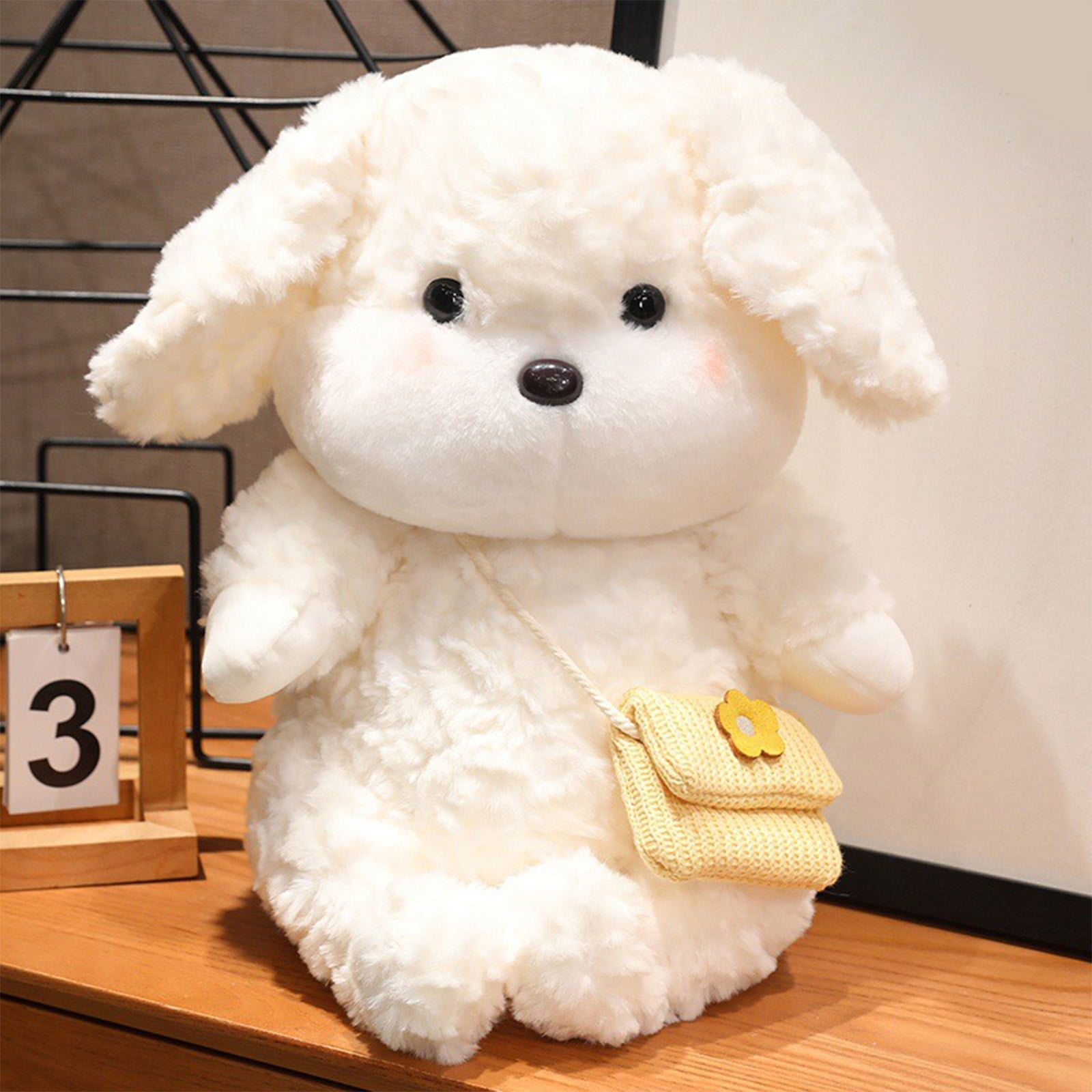 Cute Dog Stuffed Animal Plush Doll, Puppy with Crossbody Purse Plushie ...