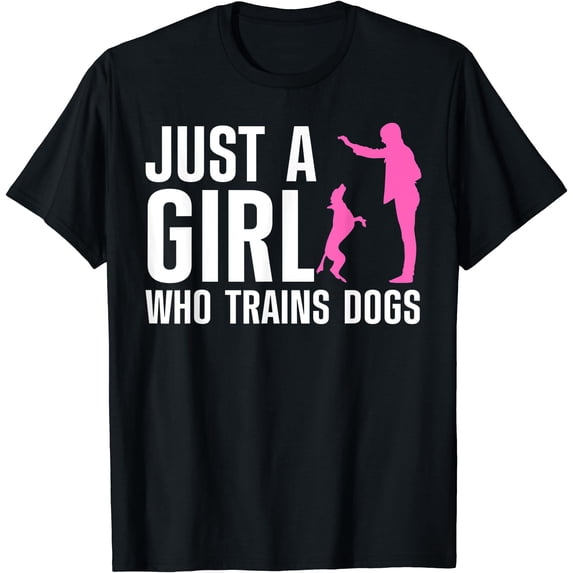 Cute Dog Trainer T-Shirt for Women | Stylish Pet Owner & Dog Lover ...