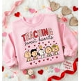 Cute Dog Valentine Teacher Sweatshirt, Dog & Friends Valentine Day ...