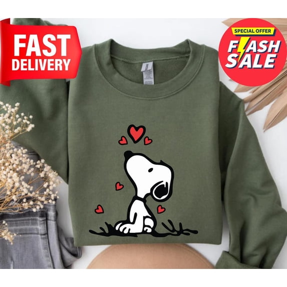 Cute Dog Valentines Sweatshirt For Him Her Kids, The Cartoon Shirt ...
