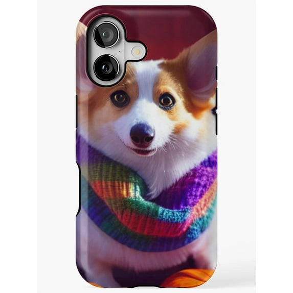 Cute Dog and Pumpkin Photographic Halloween Case for 16/15/14/13/12/11 ...