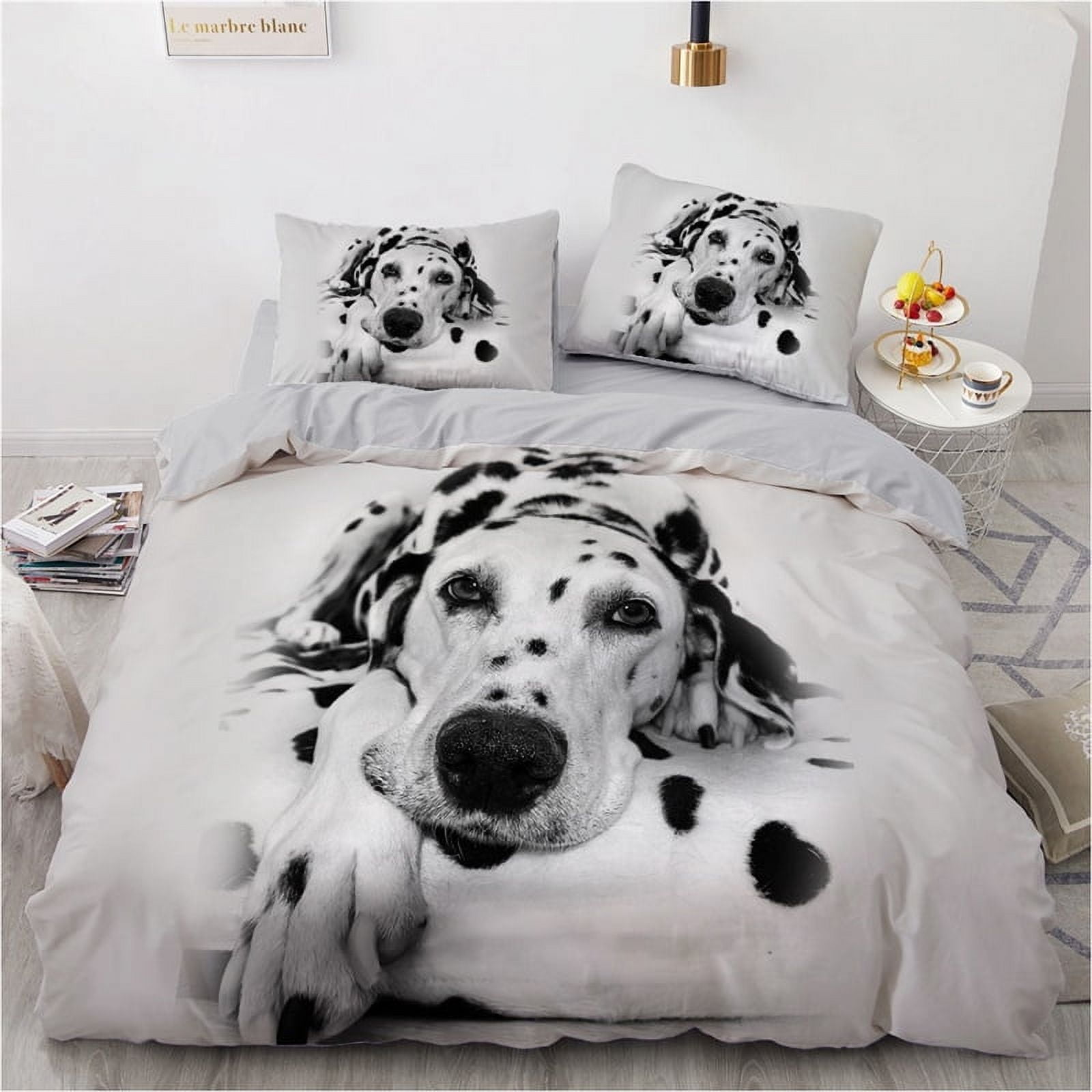 Cute Dogs Duvet Cover Pet Dog Funny Animal Bedding Set 3D Print Puppy ...