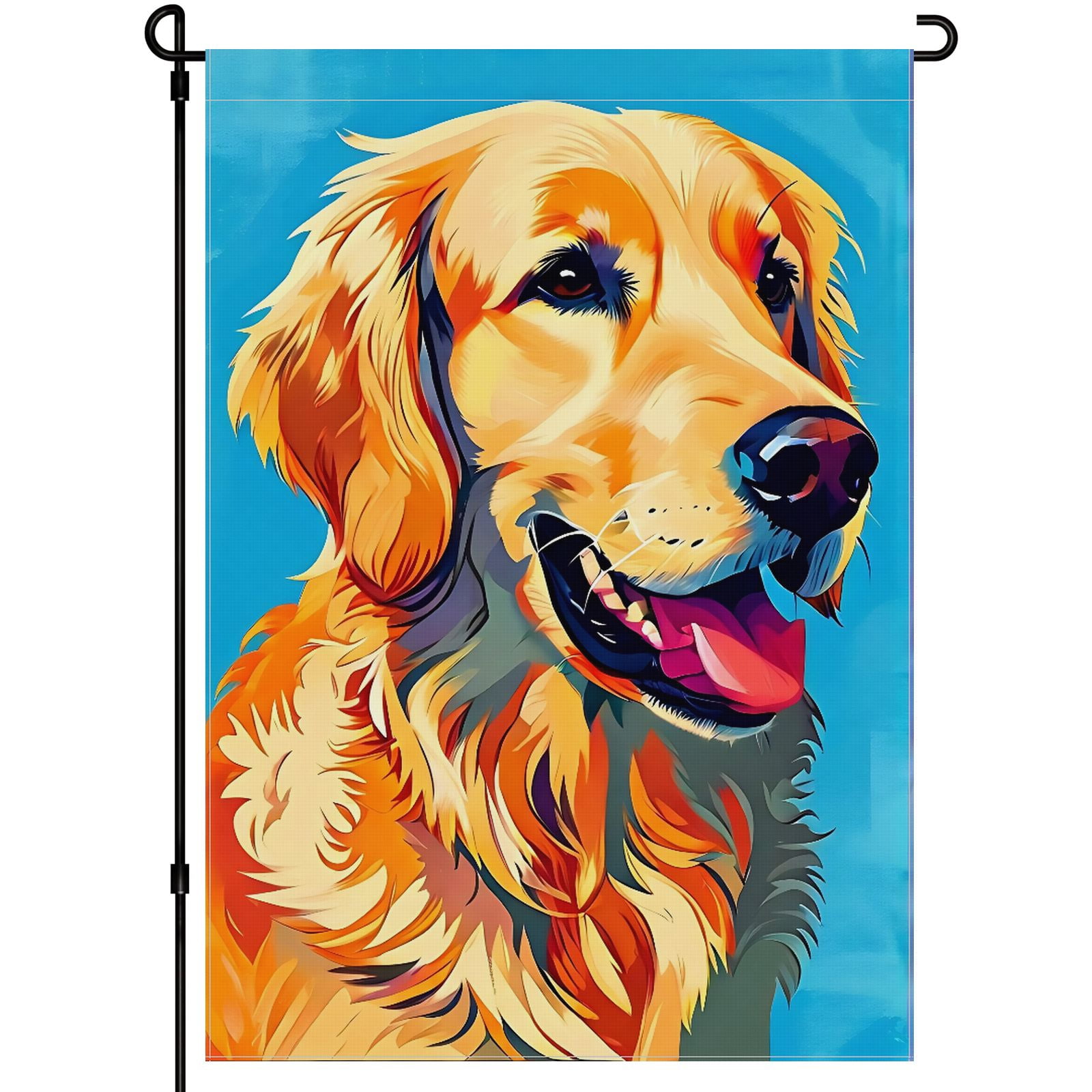 Cute Dogs Large Garden Flag Double Side Durable Washable Back Yard ...