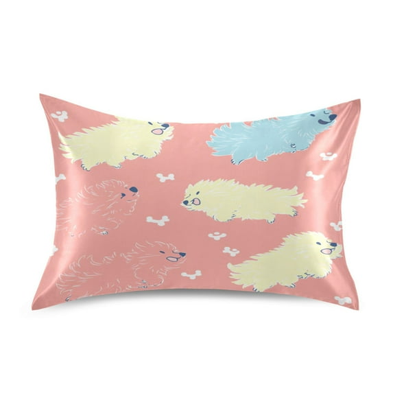 Cute Dogs Pillowcase King Size Luxury Silky Soft Wrinkle Resistant ...
