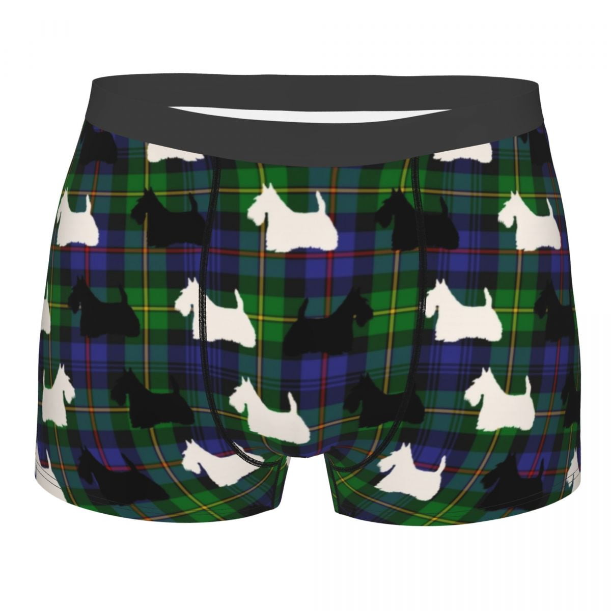 Cute Dogs Scottish Terrier Print Boxer Shorts For Men 3D Printed Male ...