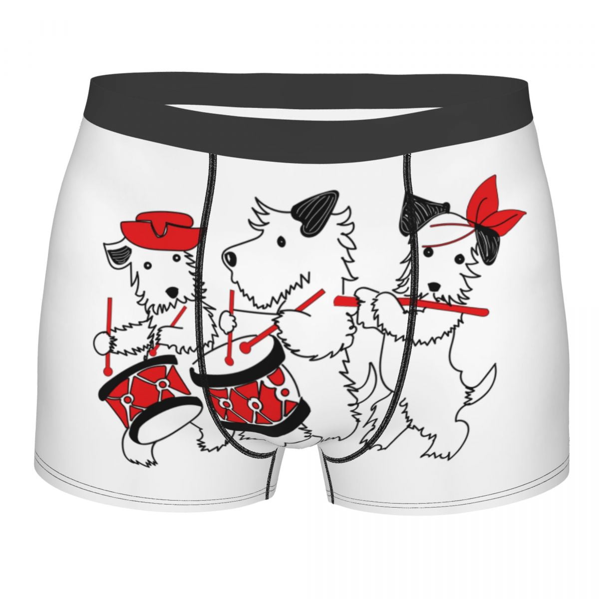 Cute Dogs Scottish Terrier Print Boxer Shorts For Men 3D Printed Male ...