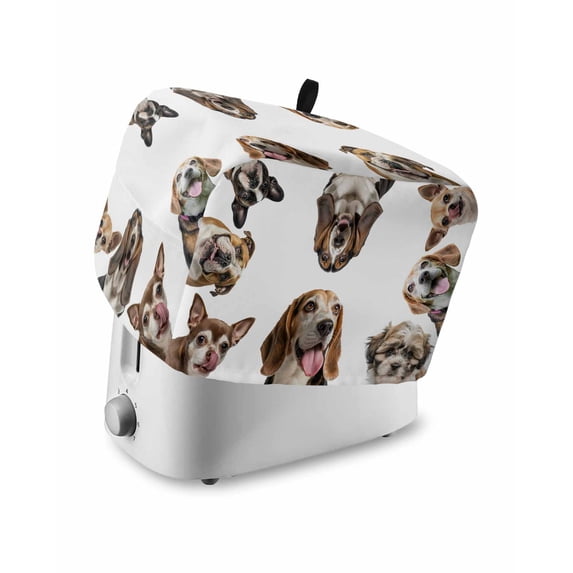 Cute Dogs Toaster Cover 4 Slice, Large Kitchen Appliance Covers ...
