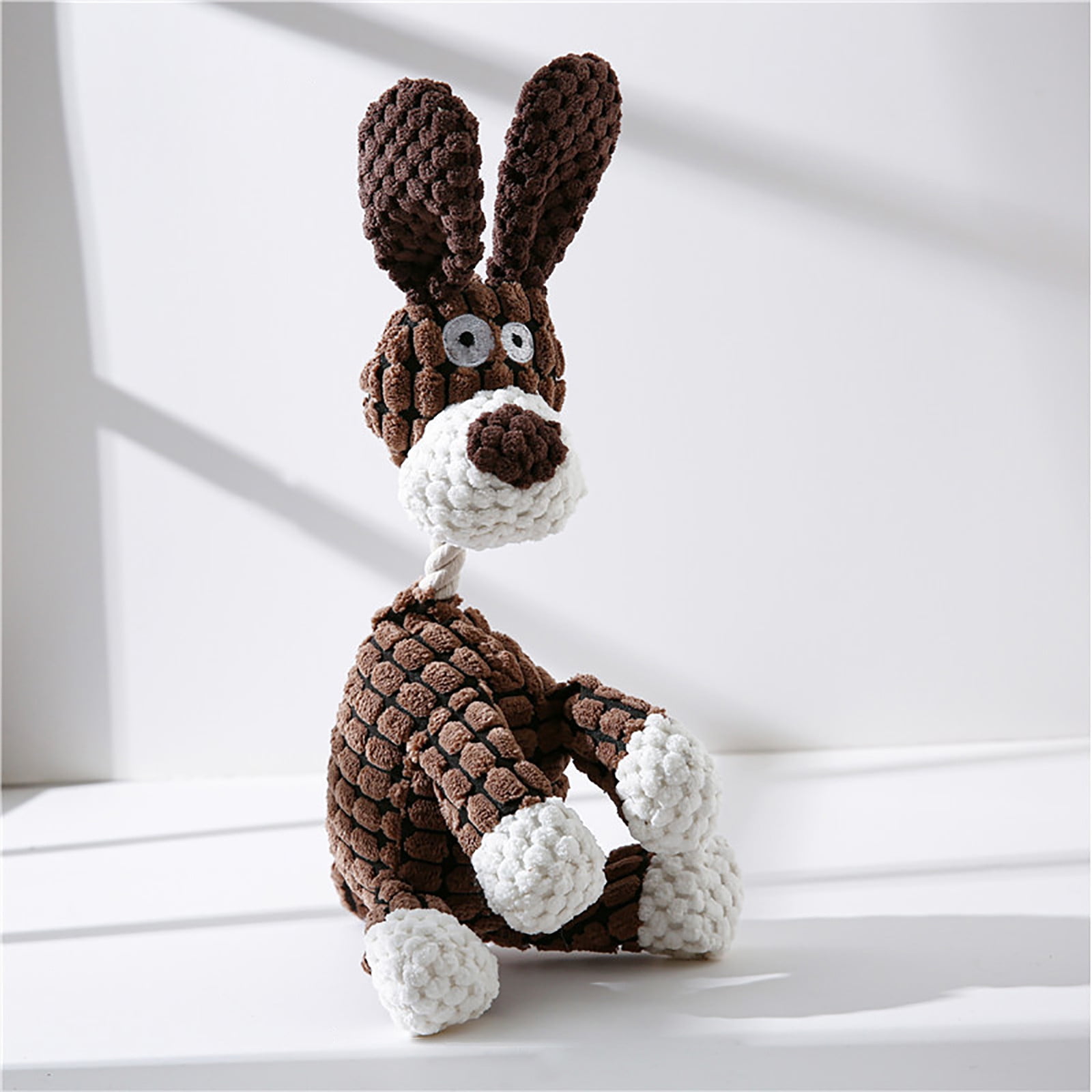 Cute Donkey Chew Toy, Plush Dog Toy, Squeaky Dog Toys, Interactive Dog ...