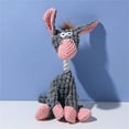 Cute Donkey Plush Toy for Dogs - Squeaky Interactive Pet Toy with Funny ...