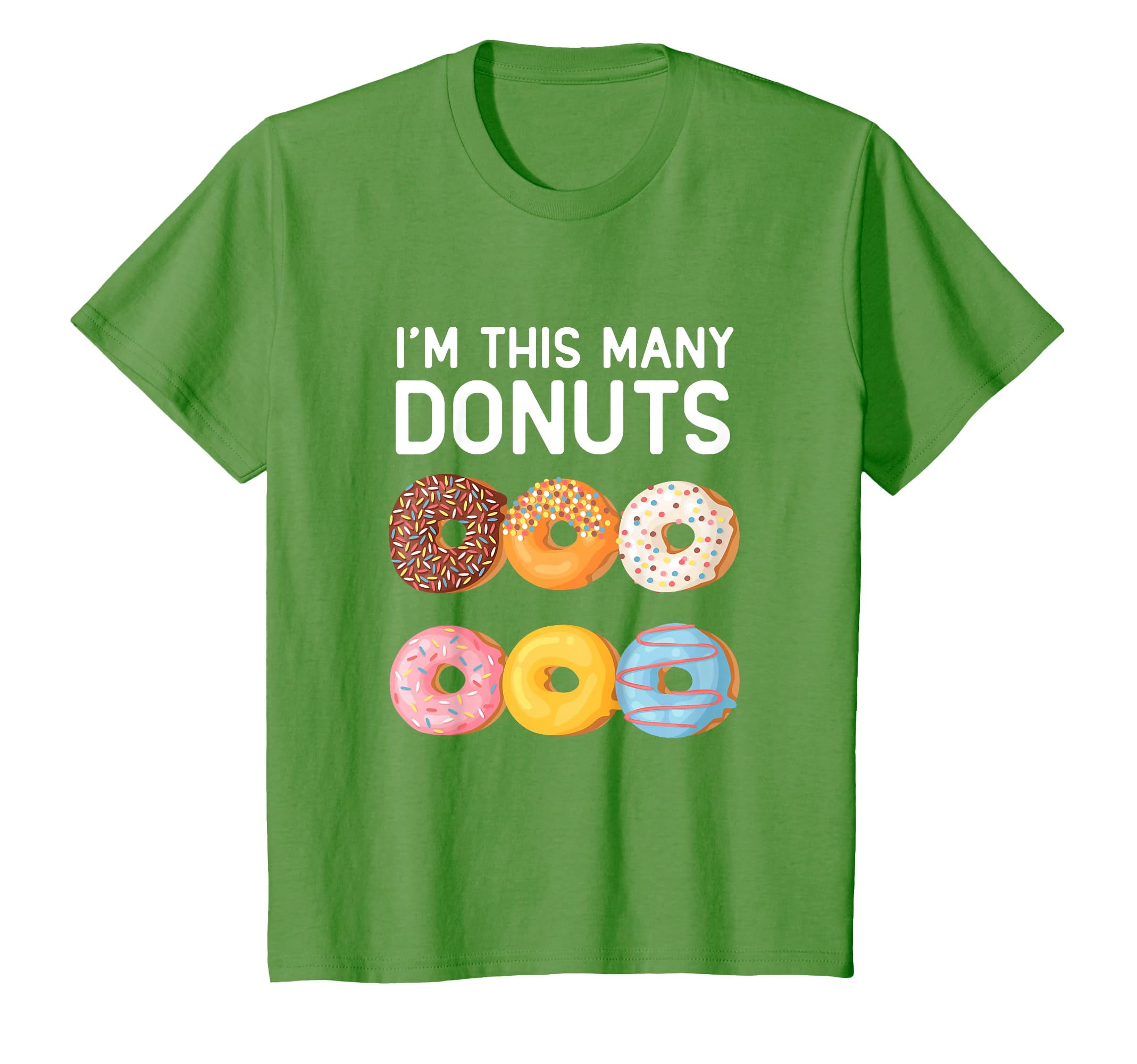 Cute Donut 6th Birthday T-Shirt for Fun Celebrations and Playful Style ...