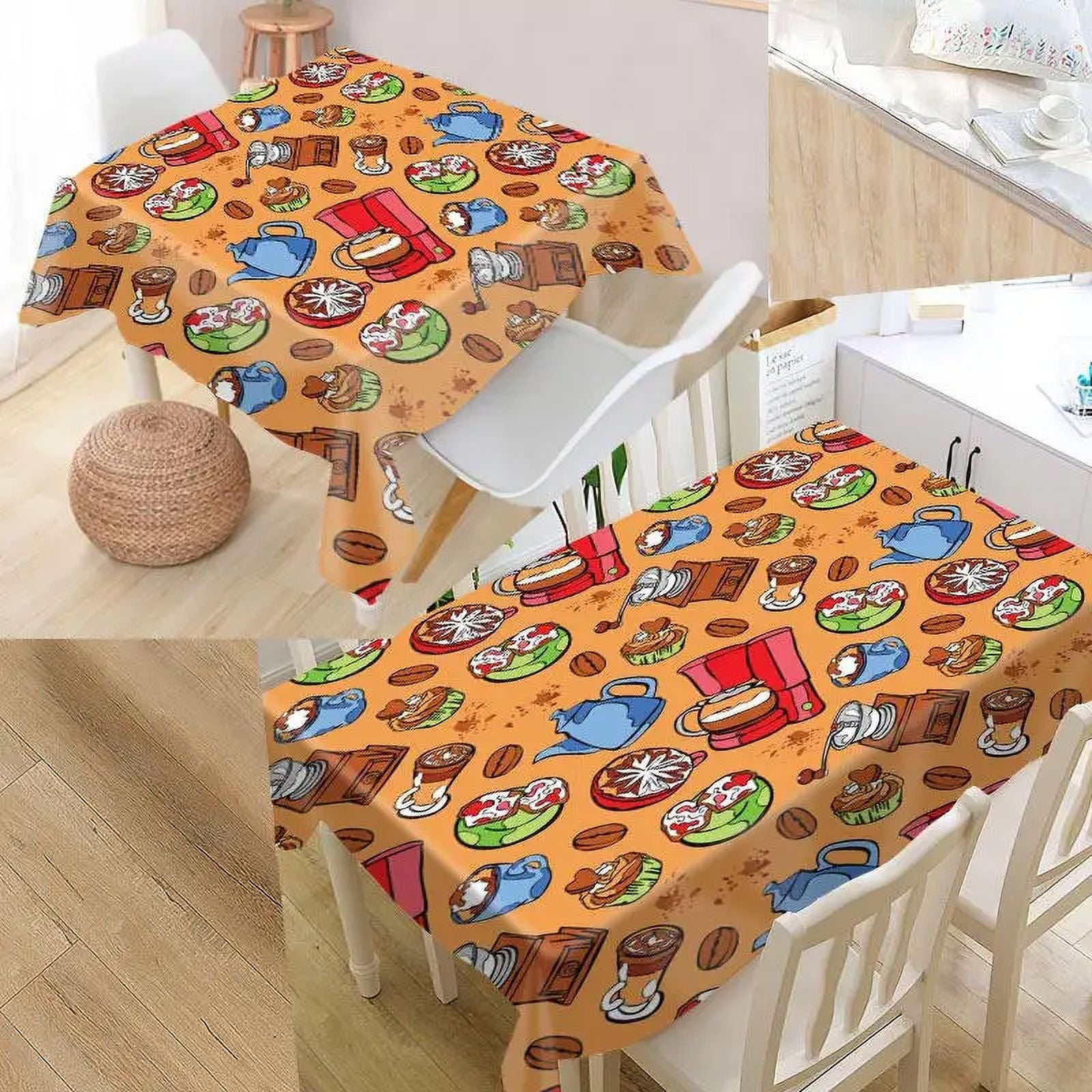 Cute Donut Pattern Tablecloth Hot Selling Rectangular Dresser ...
