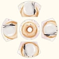 Cute Donut with Star Sprinkles Round Table Placemats Set Of 5 Wedge ...